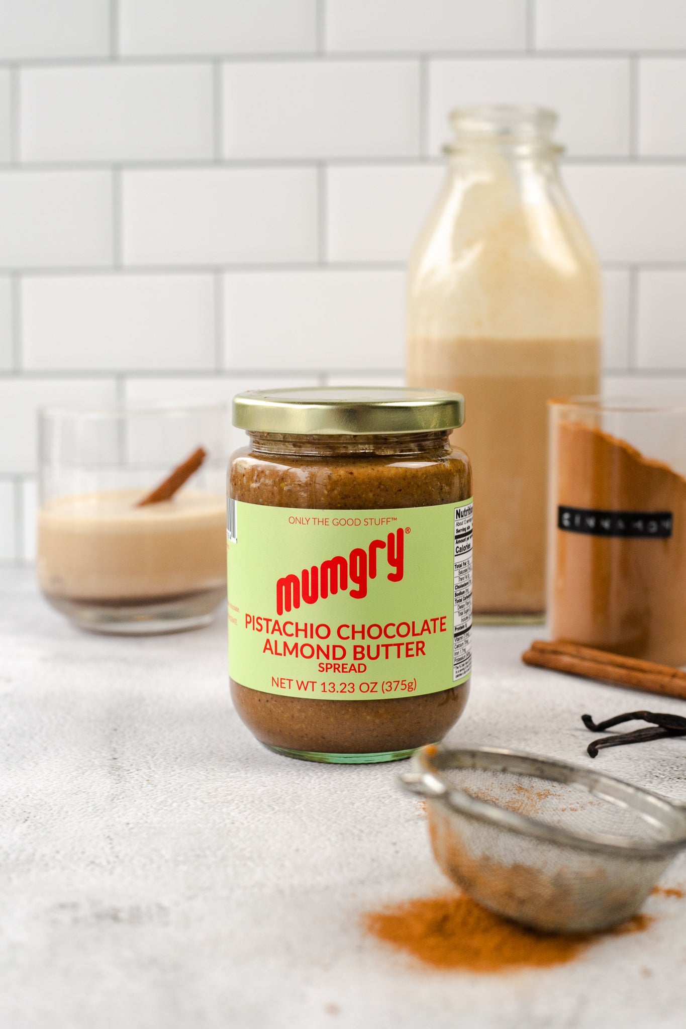 Chocolate Pistachio Almond Butter Nog – MUMGRY